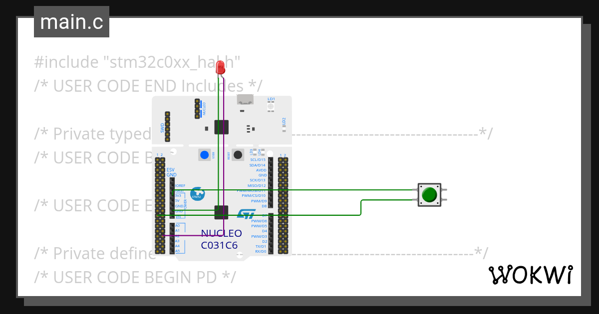 LB1_task1_1but_1led Copy (2) - Wokwi ESP32, STM32, Arduino Simulator