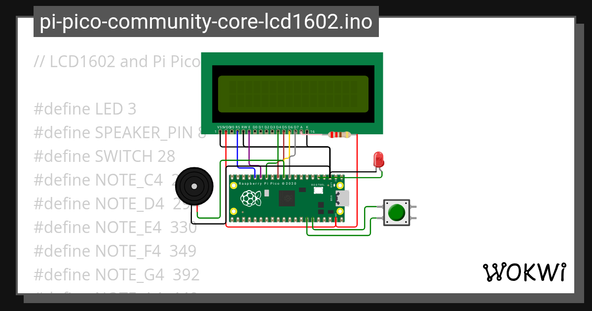 pi-pico-community-core-lcd1602.ino Copy (8) - Wokwi ESP32, STM32, Arduino Simulator