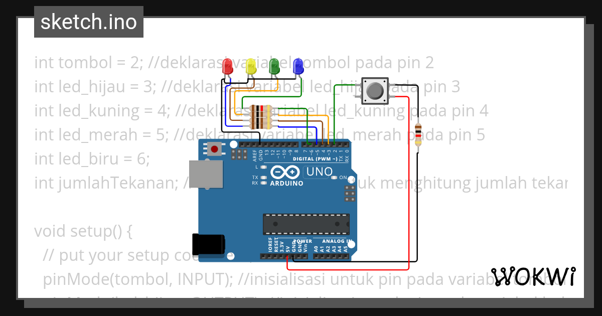 Christmast Three Tata - Wokwi ESP32, STM32, Arduino Simulator