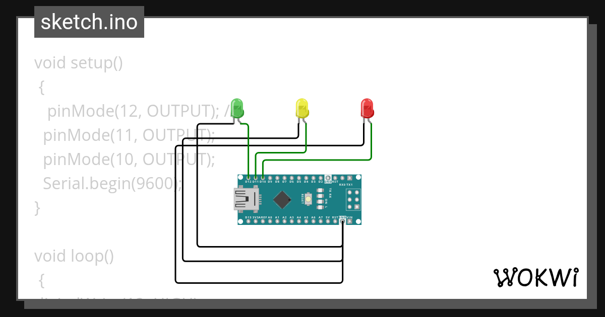 Lab1 - Wokwi ESP32, STM32, Arduino Simulator