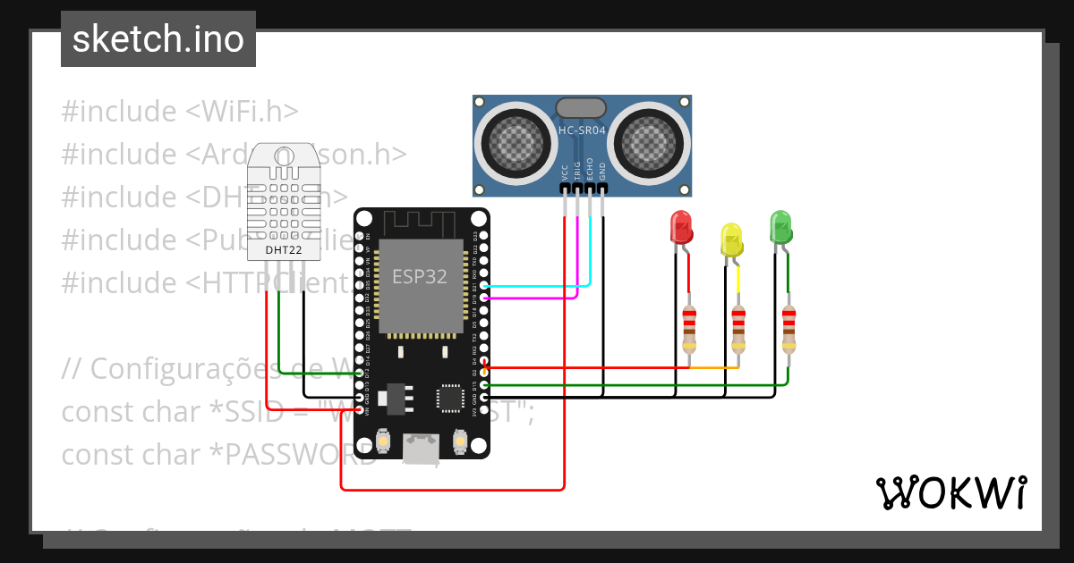 Wokwi - Online ESP32, STM32, Arduino Simulator
