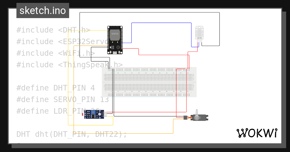 Smoke Detection System Wokwi Esp32 Stm32 Arduino Simulator