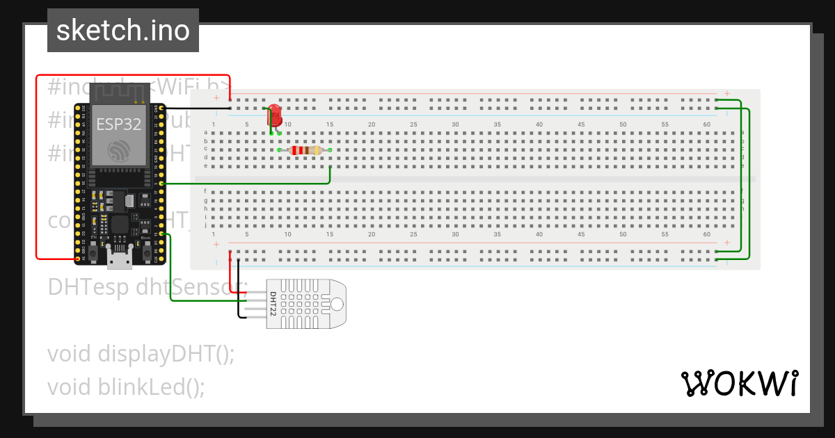 Example - Wokwi ESP32, STM32, Arduino Simulator