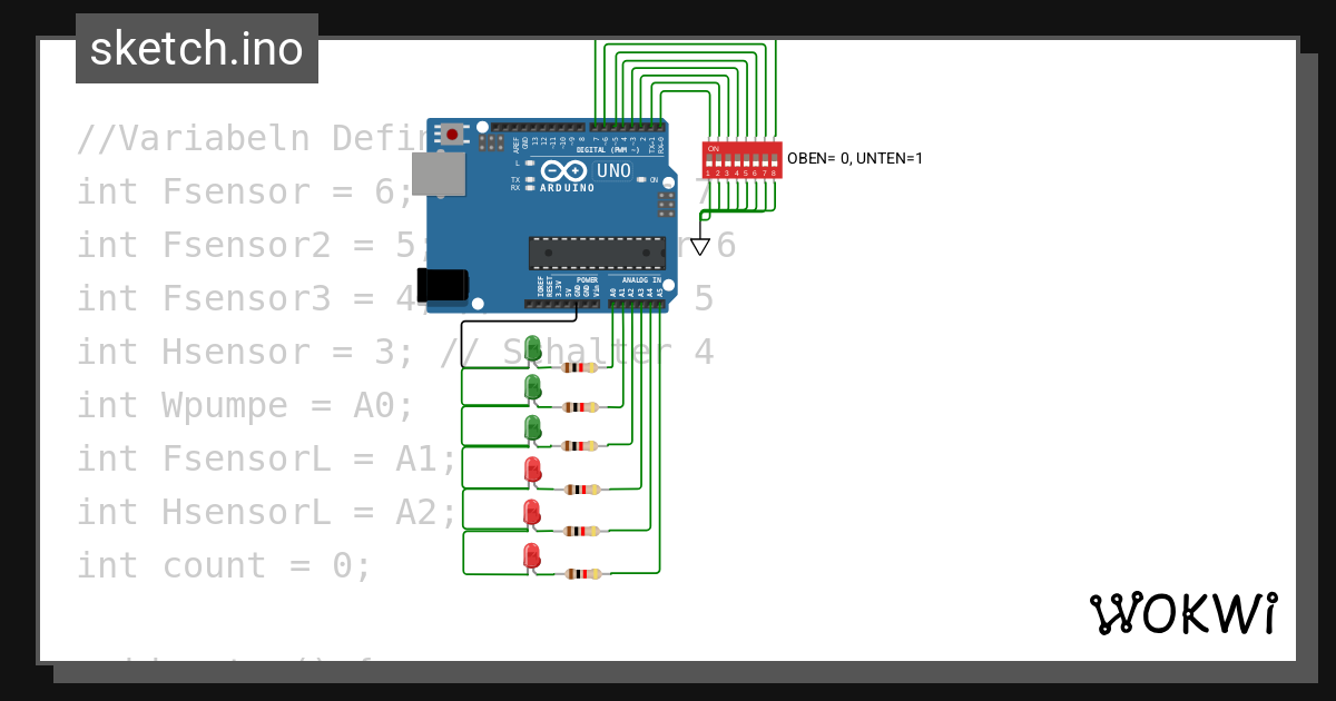 Wasserpumpe Wokwi Esp32 Stm32 Arduino Simulator