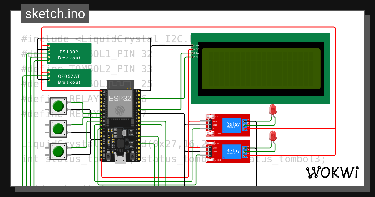 Esp32buttonrelaylcd Wokwi Esp32 Stm32 Arduino Simulator 3841