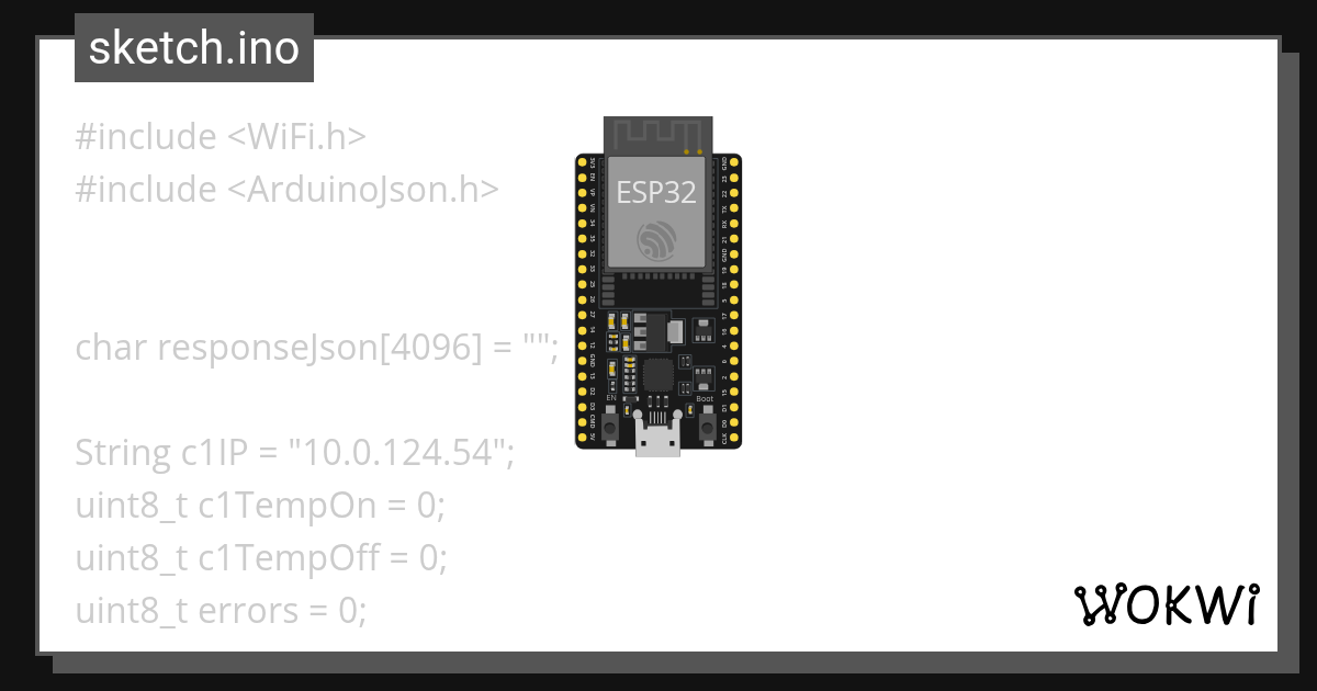 read sensor - Wokwi ESP32, STM32, Arduino Simulator