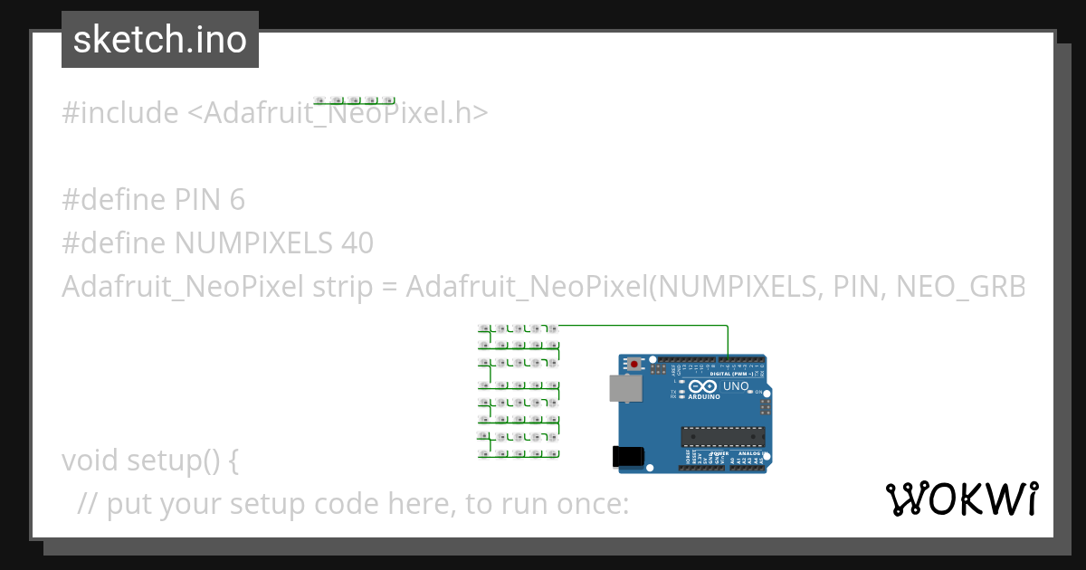 Ledstrips Wokwi Esp32 Stm32 Arduino Simulator