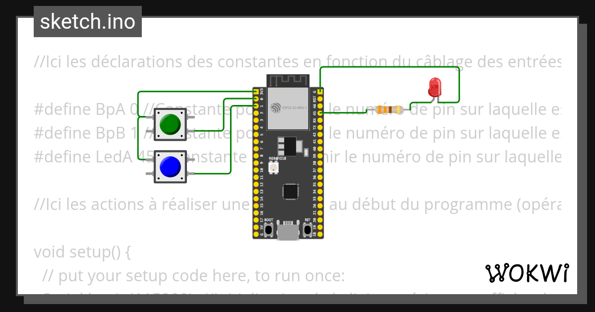 Tp3 P2 4.2 Fct OUExclusif - Wokwi ESP32, STM32, Arduino Simulator