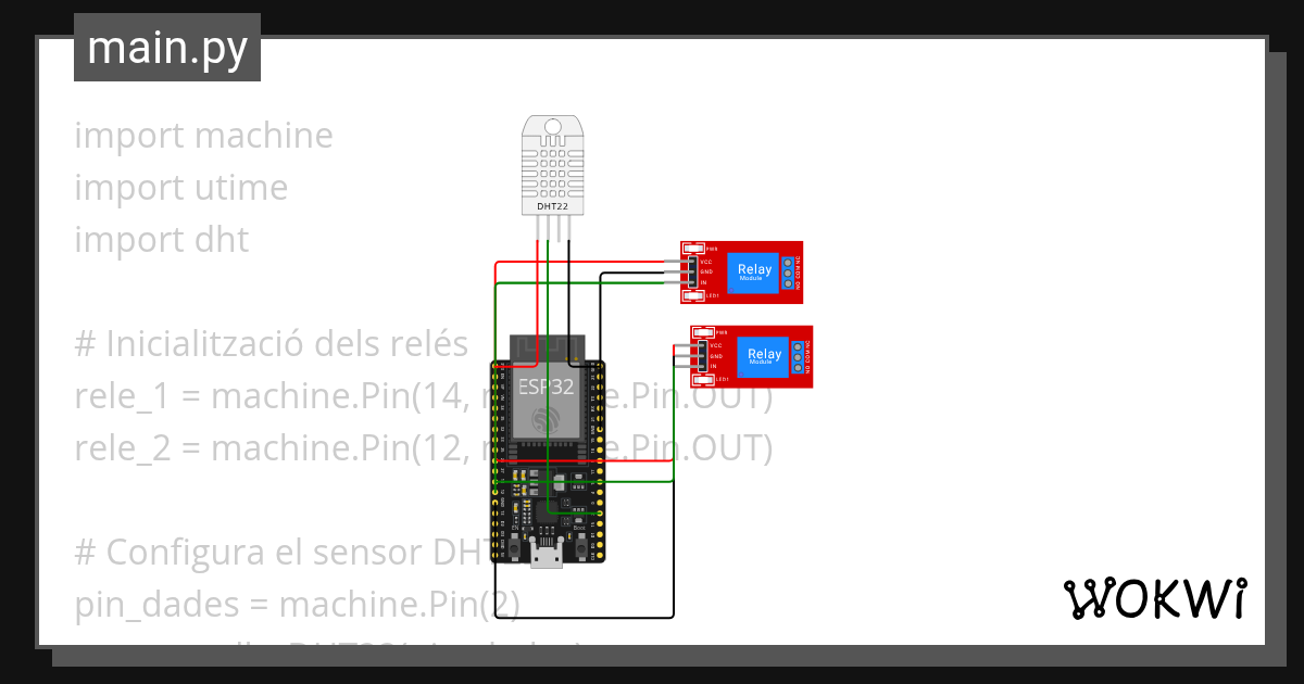 Pràctica6B_Relè - Wokwi ESP32, STM32, Arduino Simulator