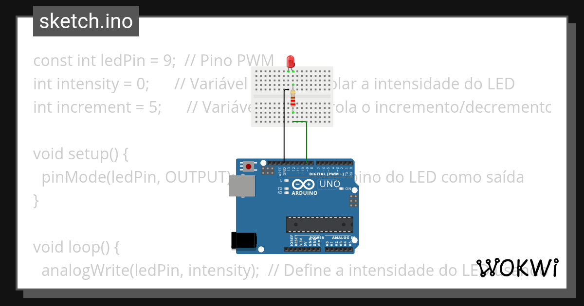 Luz pulsante Copy (2) - Wokwi ESP32, STM32, Arduino Simulator