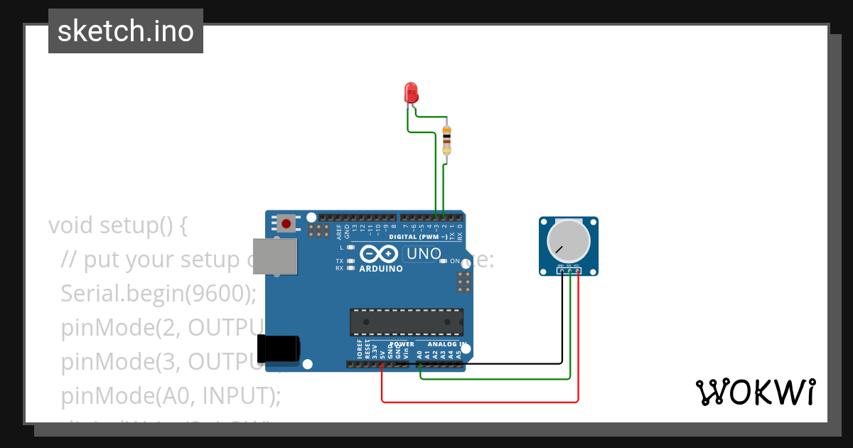 light blinker - Wokwi ESP32, STM32, Arduino Simulator