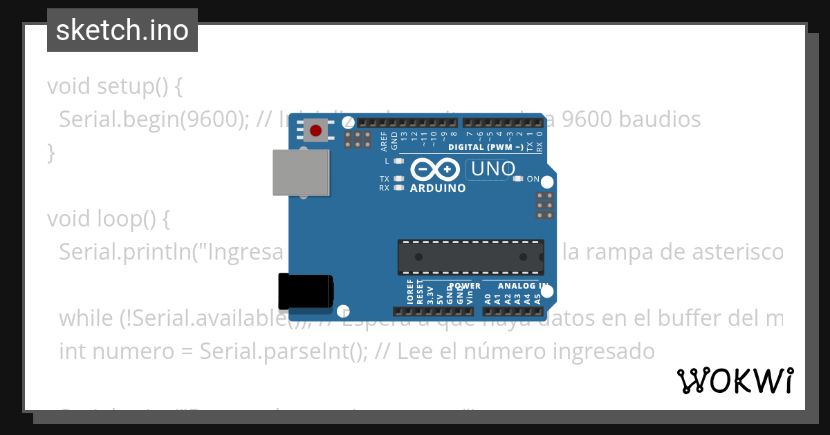 Rampa de barras de * Tapia Felix - Wokwi ESP32, STM32, Arduino Simulator