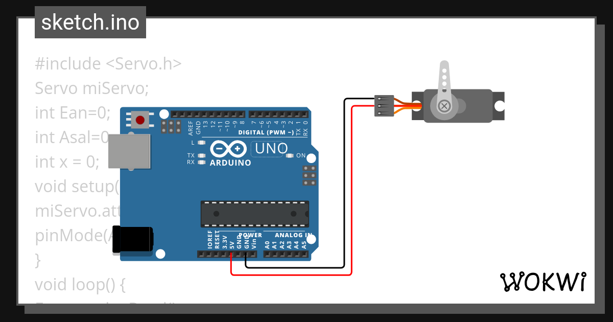 P023 B Servomotor Wokwi Esp32 Stm32 Arduino Simulator 8454