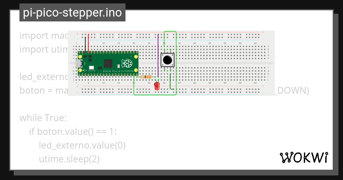 Motor A Pasos Wokwi Esp32 Stm32 Arduino Simulator 