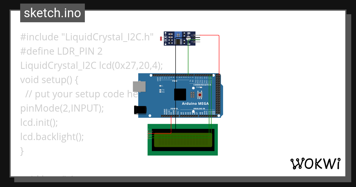 光敏 Wokwi Esp32 Stm32 Arduino Simulator 