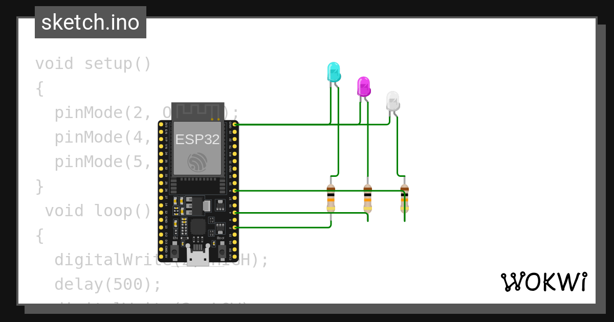 ลภัทรดา แจ่มสุข Wokwi Esp32 Stm32 Arduino Simulator 2315