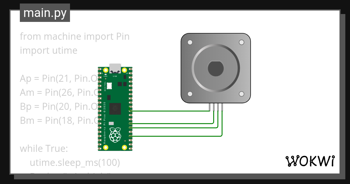 Motor a pasos Copy - Wokwi ESP32, STM32, Arduino Simulator