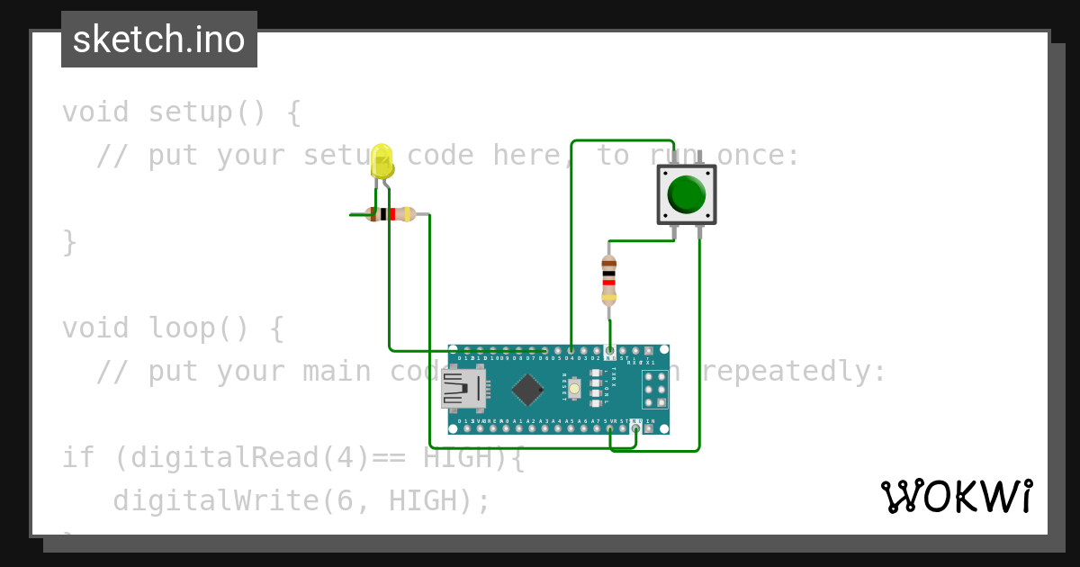Drukknop Wokwi Esp32 Stm32 Arduino Simulator