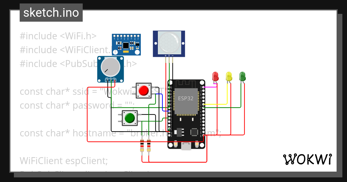 Lab 5 - Wokwi ESP32, STM32, Arduino Simulator