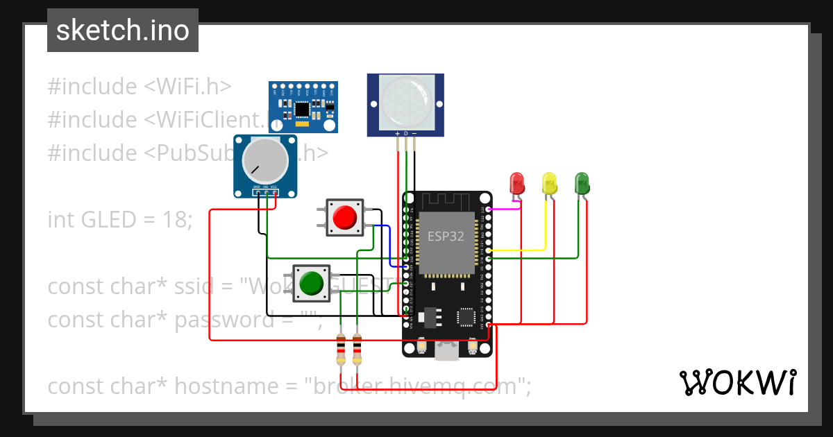 Lab5 - Wokwi ESP32, STM32, Arduino Simulator