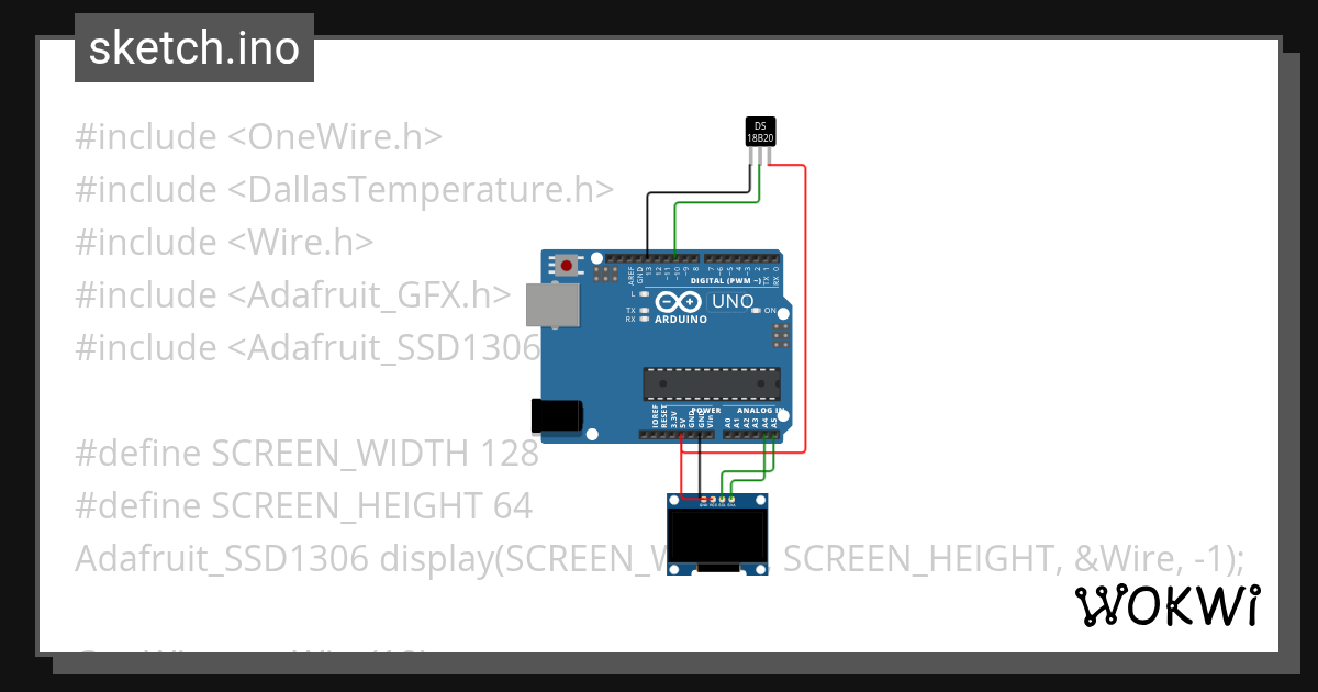 Sensor Suhu Wokwi Esp32 Stm32 Arduino Simulator