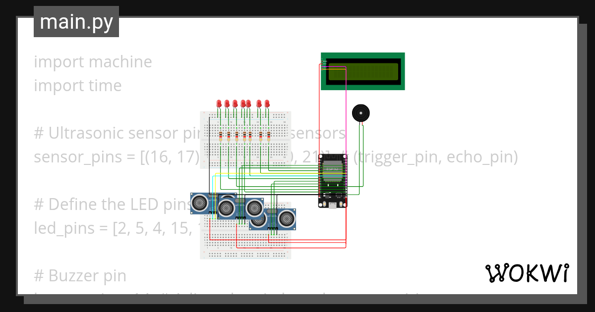 Esp32 Led Parking Sensor Advancedbuzzer Copy 2 Wokwi Esp32 Stm32 6461