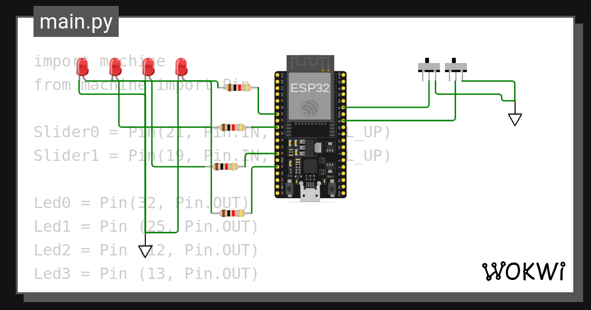 Decodificador Wokwi Esp32 Stm32 Arduino Simulator