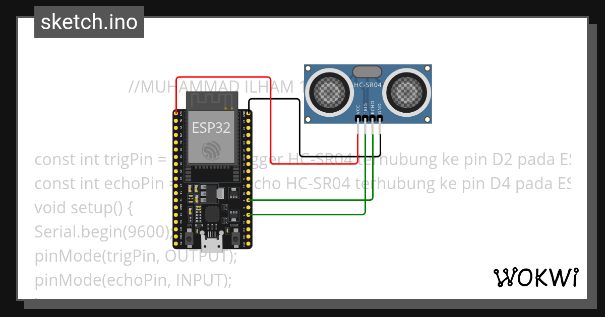 Hc Sr04 Project Ilham 11tjkt7 Wokwi Esp32 Stm32 Arduino Simulator 8626