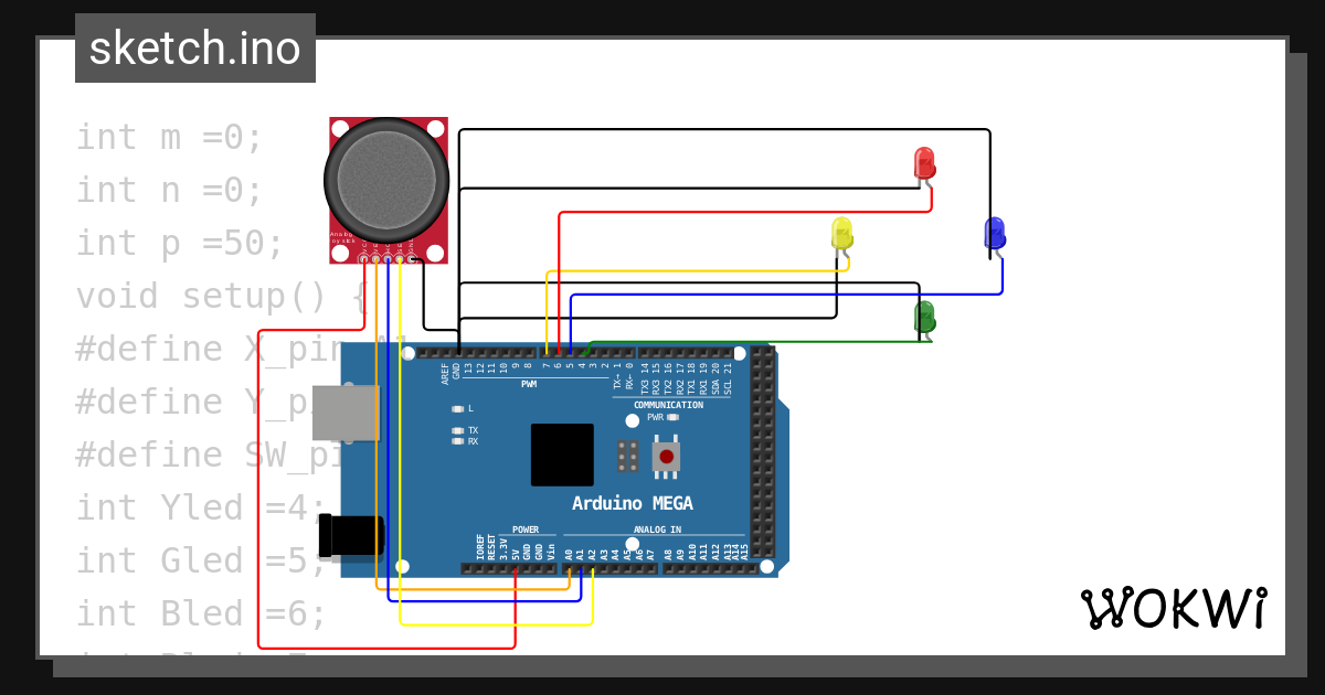 Joistick Wokwi Esp32 Stm32 Arduino Simulator 2379