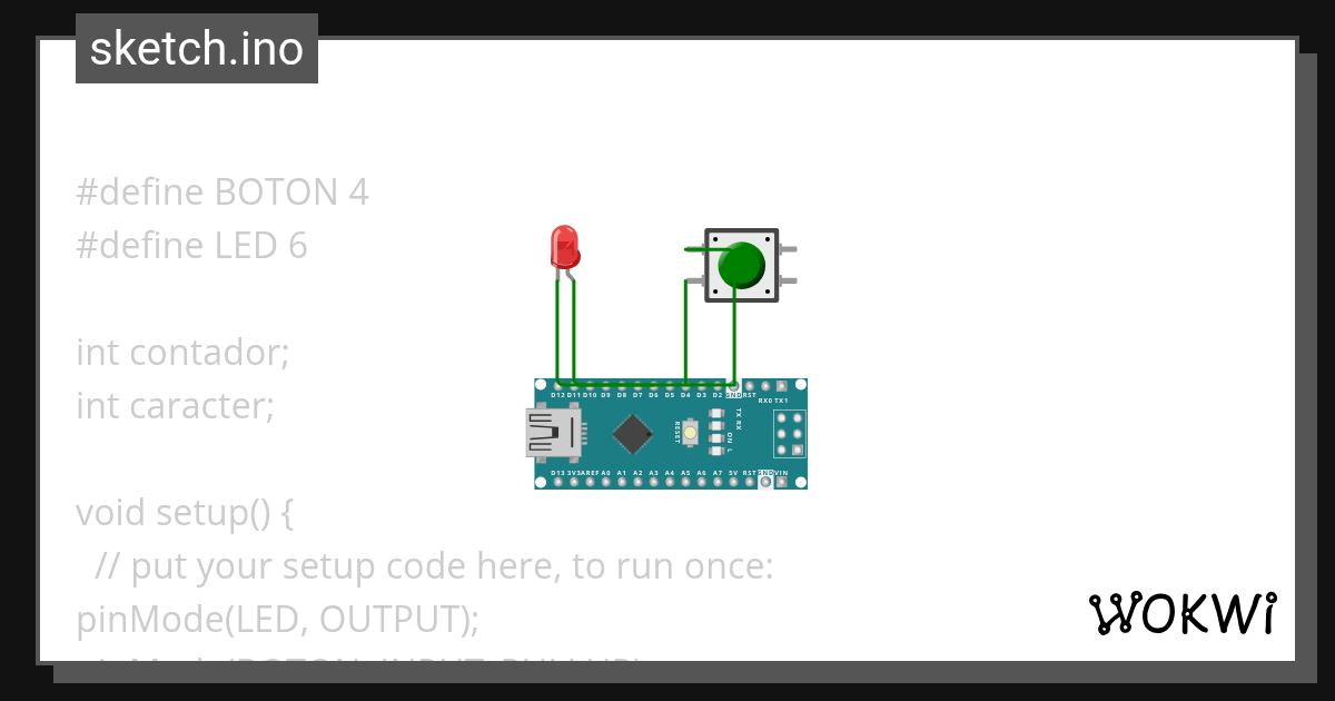 PRACTICA 2 - Wokwi ESP32, STM32, Arduino Simulator PRACTICA 2 - Wokwi ESP32, STM32, Arduino Simulator