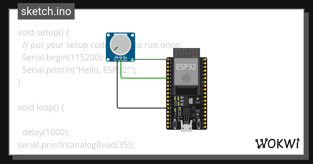 Pot Wokwi Esp32 Stm32 Arduino Simulator 