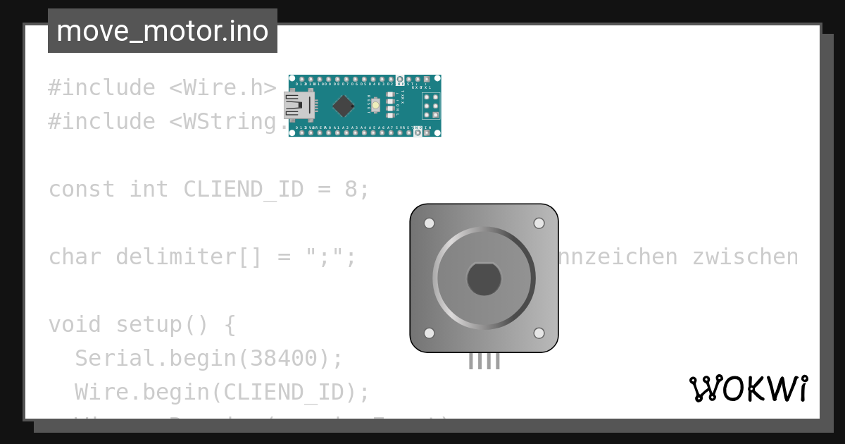 Movemotor Wokwi Esp32 Stm32 Arduino Simulator