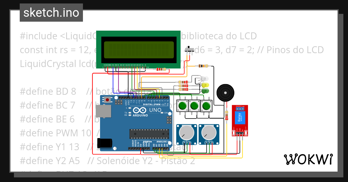 Atividade 1 Reva Wokwi Esp32 Stm32 Arduino Simulator 
