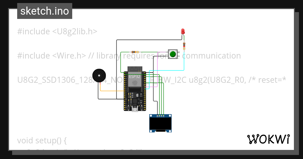 STARTING - Wokwi ESP32, STM32, Arduino Simulator