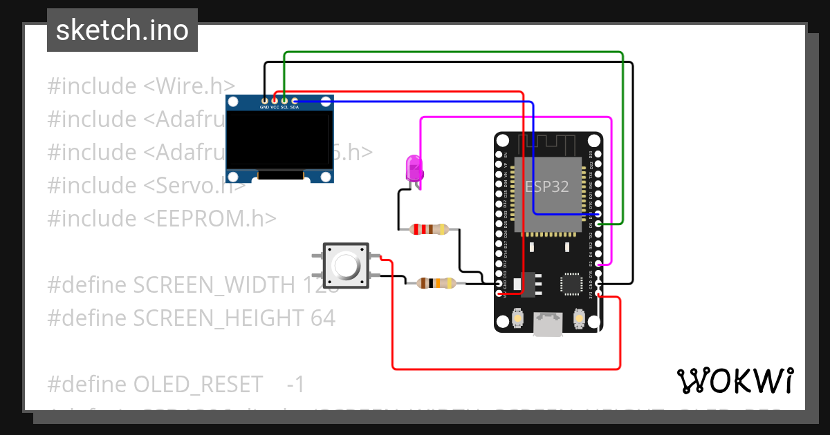 Cerradura - Wokwi ESP32, STM32, Arduino Simulator