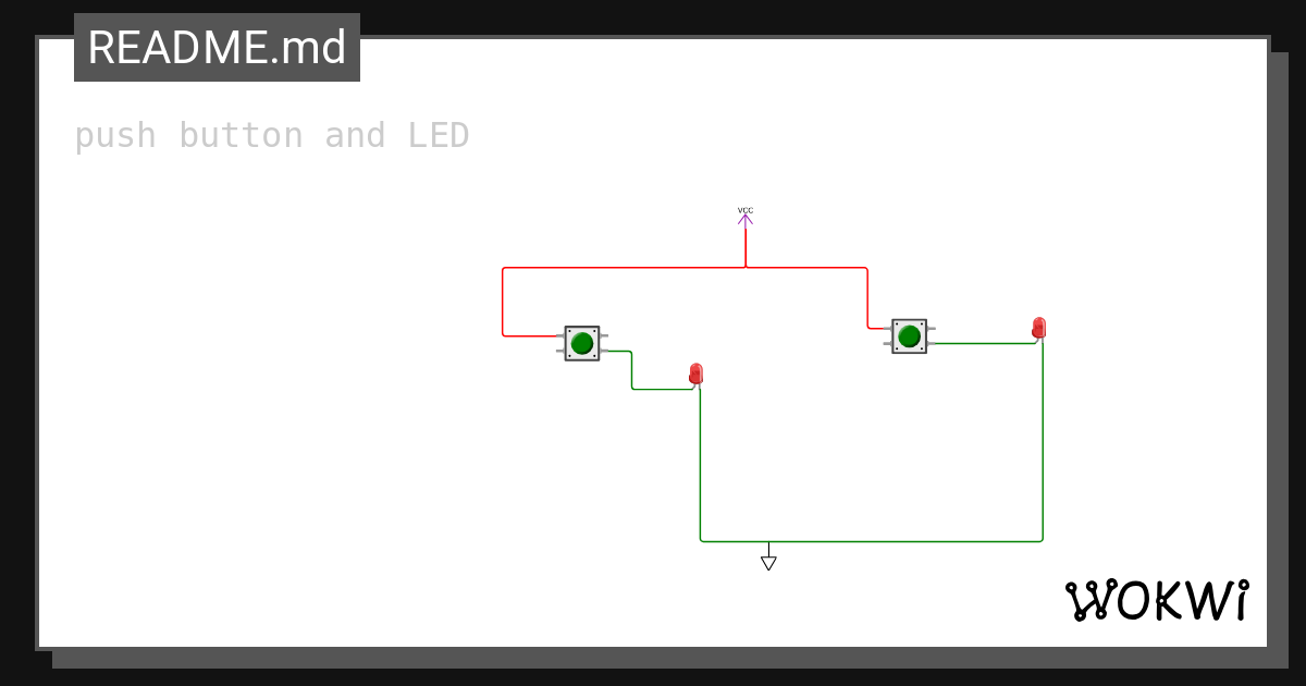 Push Button And Led Wokwi Esp32 Stm32 Arduino Simulator