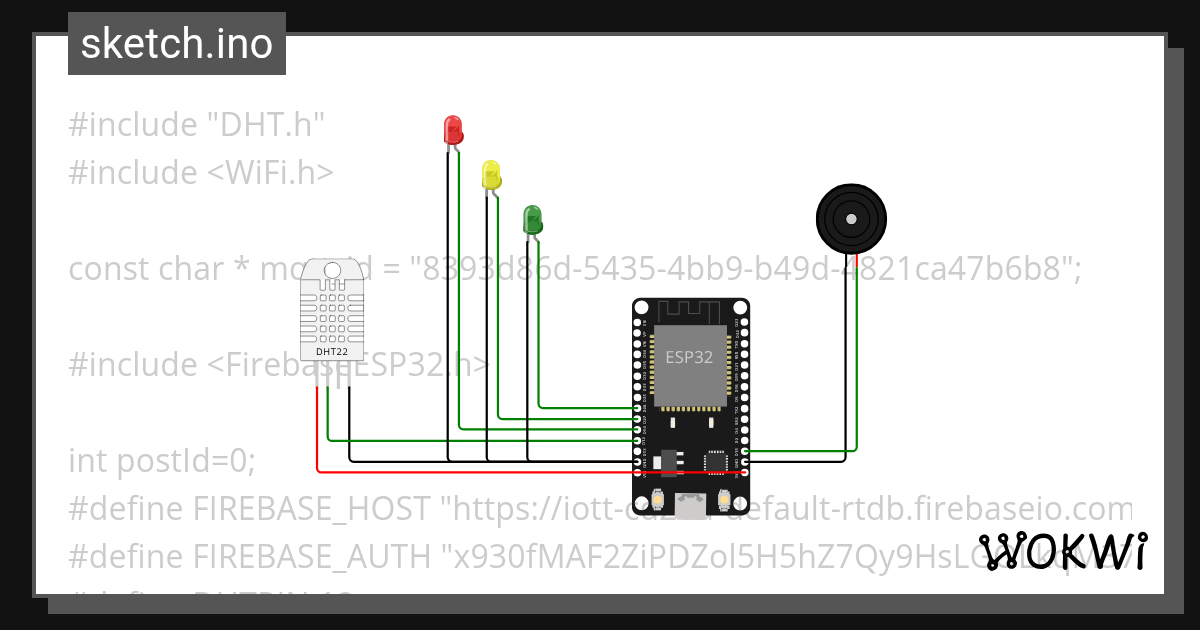 FireBase with DHT22 and led Copy - Wokwi ESP32, STM32, Arduino Simulator