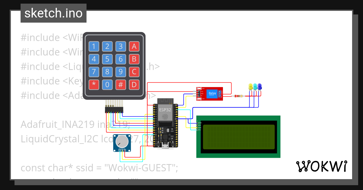 Changer Otomatis - Wokwi ESP32, STM32, Arduino Simulator