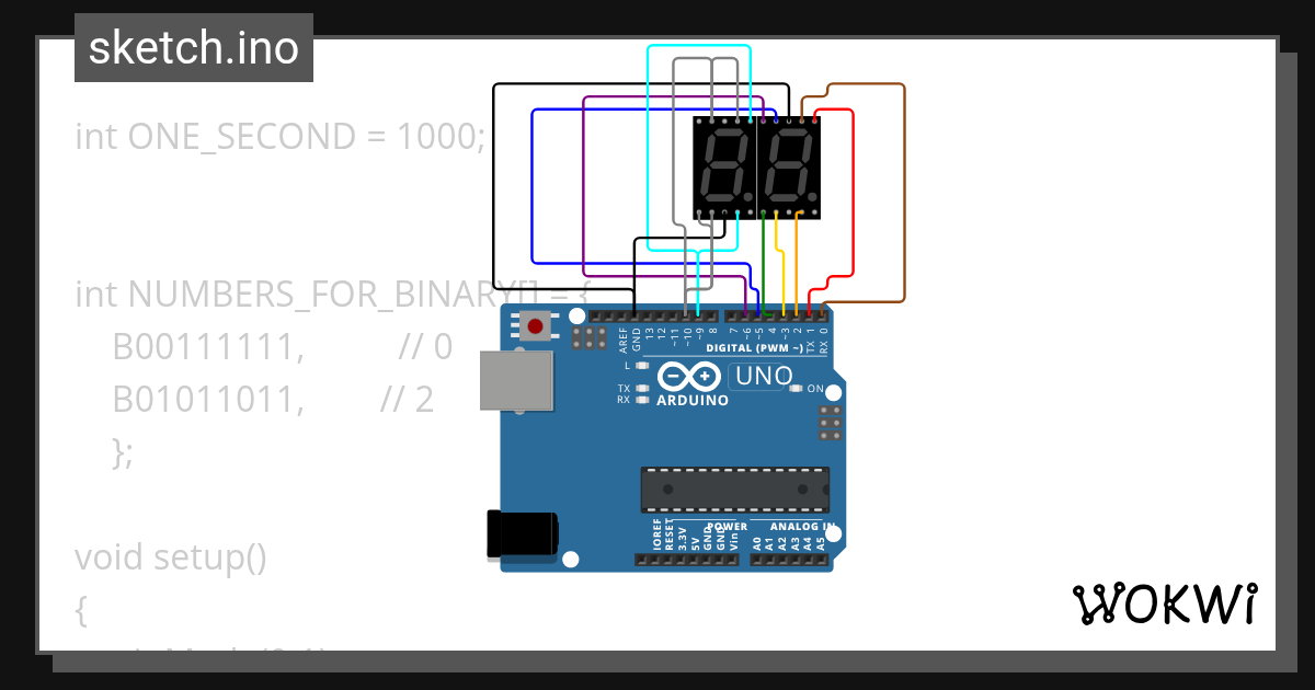 7 Segment 1 12 Wokwi Esp32 Stm32 Arduino Simulator 4919