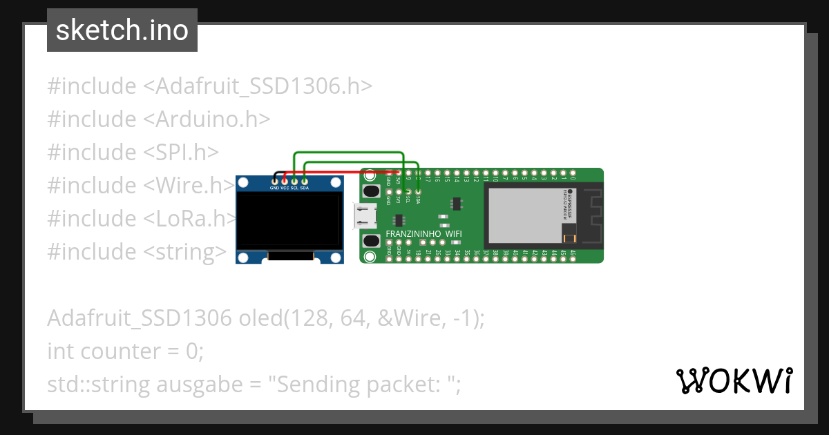 c-e1 oled-display - Wokwi ESP32, STM32, Arduino Simulator