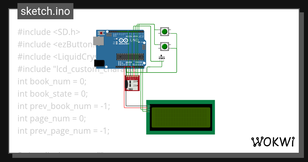 SD - Wokwi ESP32, STM32, Arduino Simulator