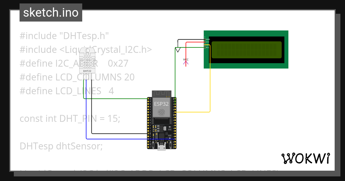 Sensor Suhu Wokwi Esp32 Stm32 Arduino Simulator
