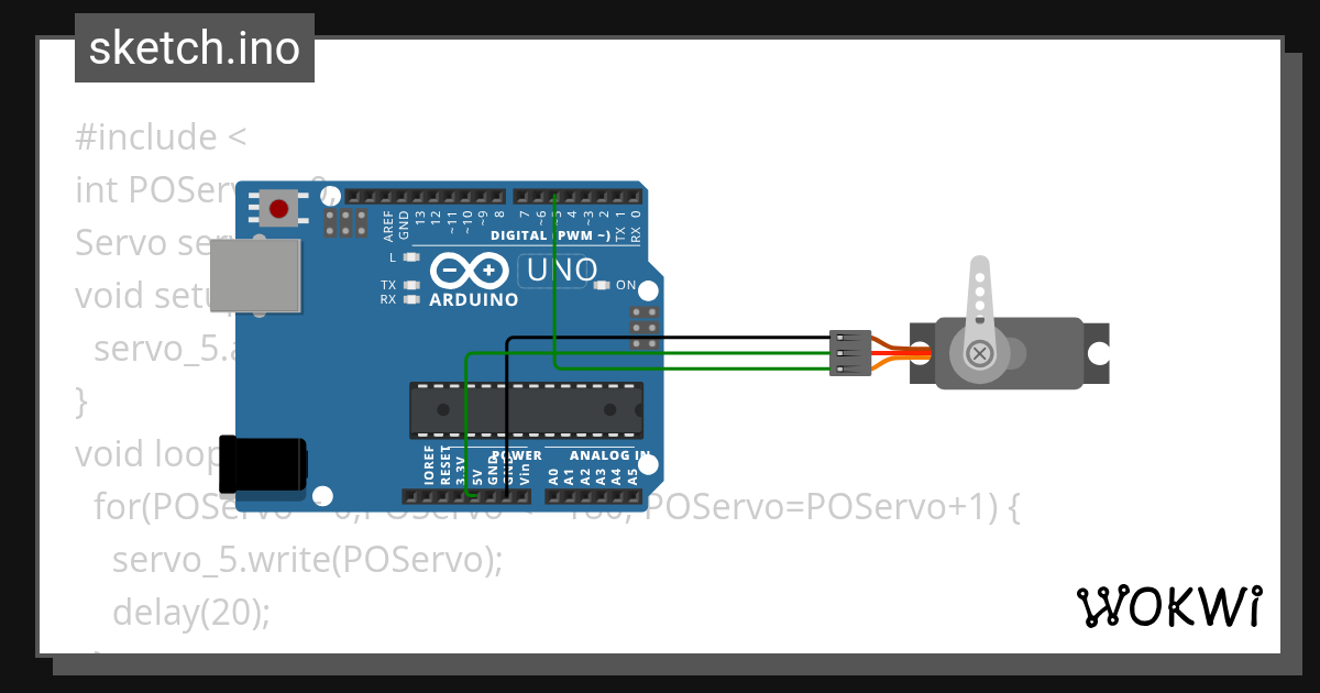 servo - Wokwi ESP32, STM32, Arduino Simulator