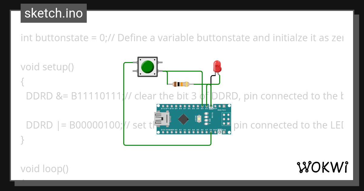 Ledblink_pb_register - Wokwi ESP32, STM32, Arduino Simulator