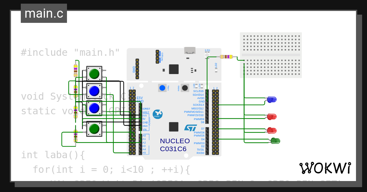 Laba2 Wokwi Esp32 Stm32 Arduino Simulator