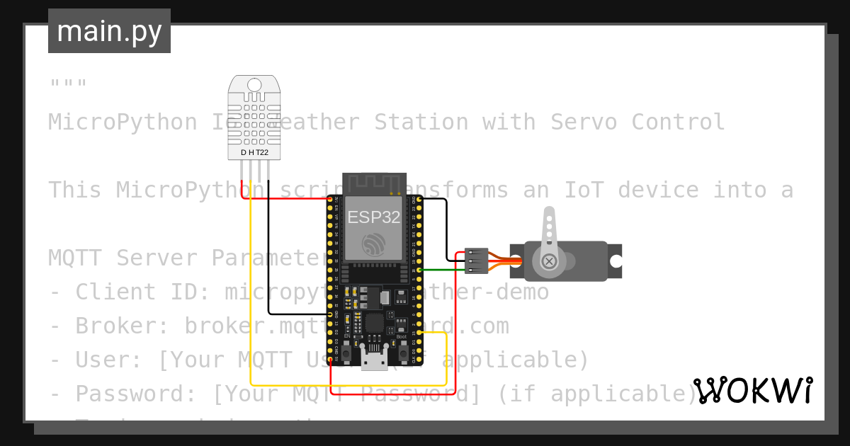 Esp32 Dht22 Servo Wokwi Esp32 Stm32 Arduino Simulator 4490