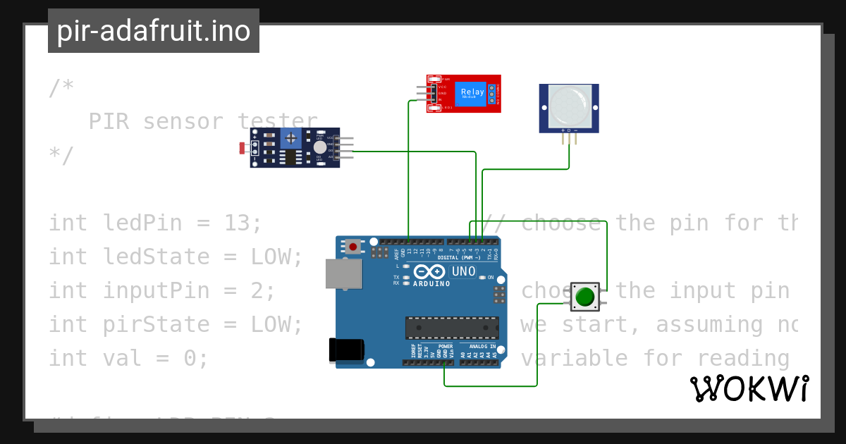 Pir O Copy Wokwi Esp32 Stm32 Arduino Simulator 7848