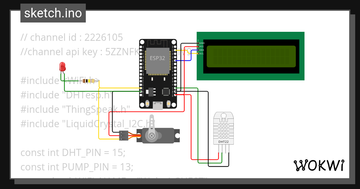 Esp32 Dht22 Thingspeak Copy Wokwi Esp32 Stm32 Arduino Simulator