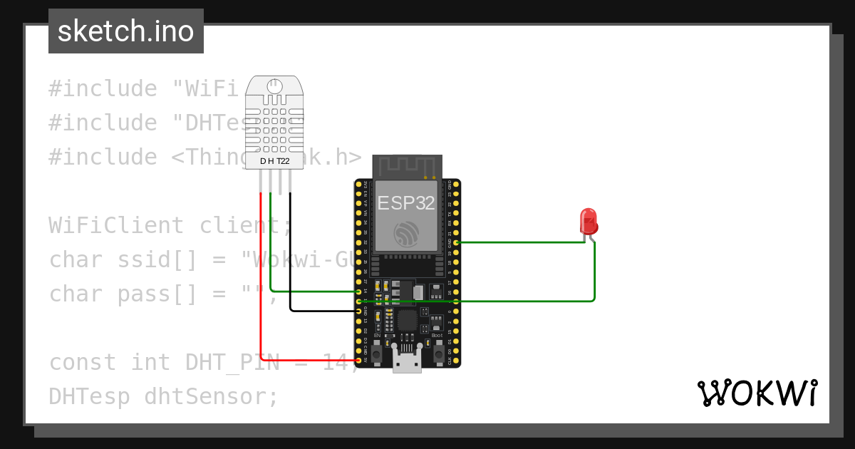 Tgsdht22andledthingspeak Wokwi Esp32 Stm32 Arduino Simulator 8217