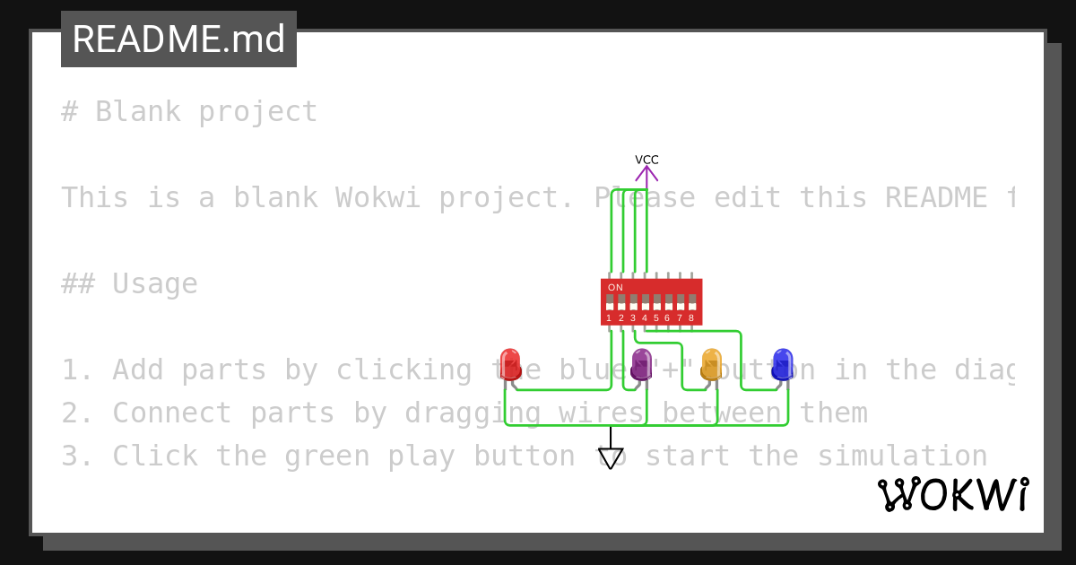 Dip Switch Wokwi Esp32 Stm32 Arduino Simulator 1178